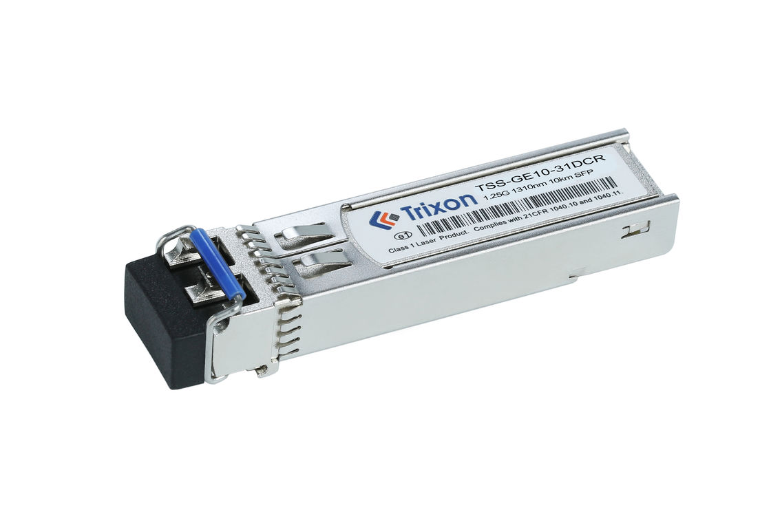 TSS-GE10-31DCR up to 15km 1310nm Hot Pluggable 1.25G SFP Transceiver with -5C ~+70C Temperature ...